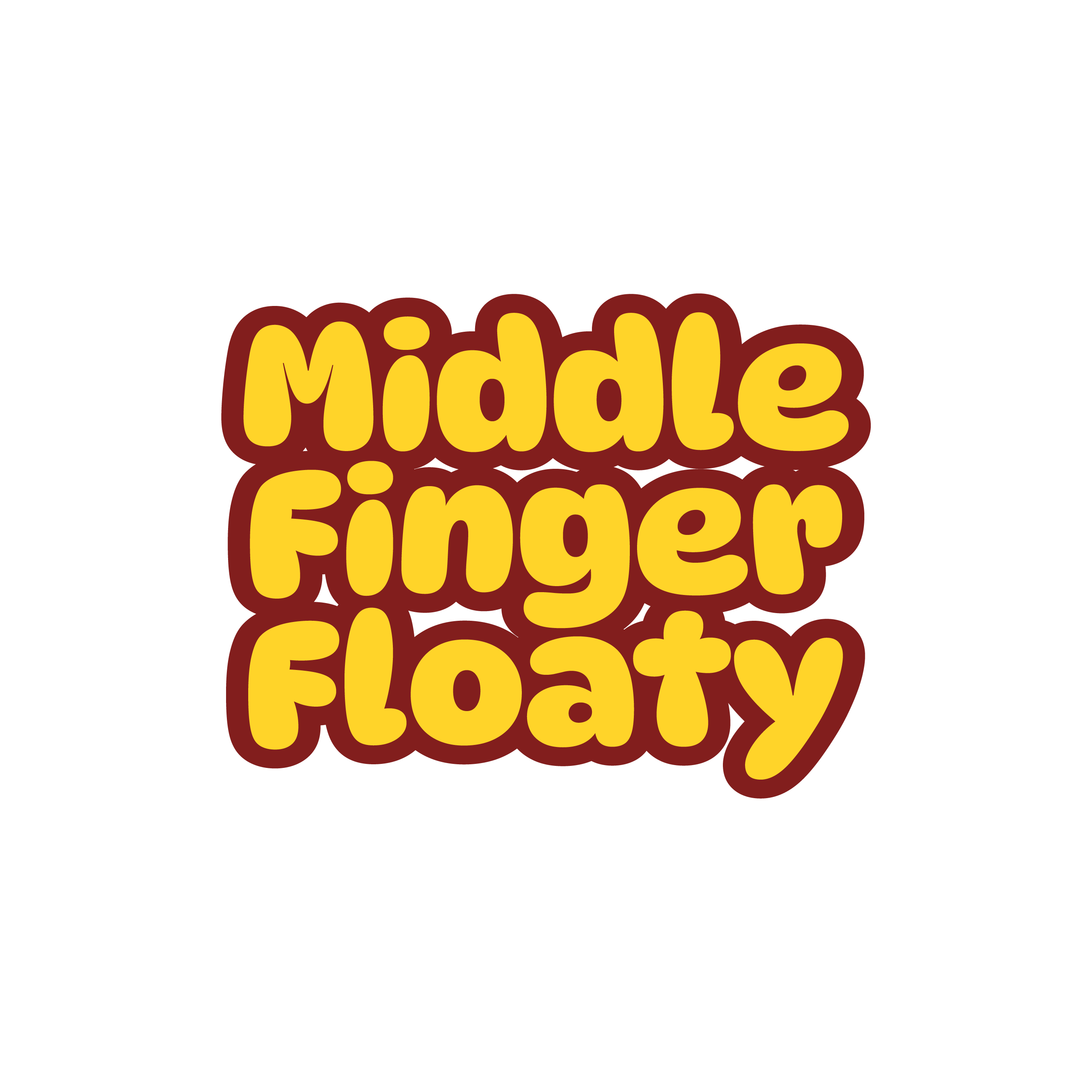 Middle Finger Floaty | Funny inappropriate adult pool floaty